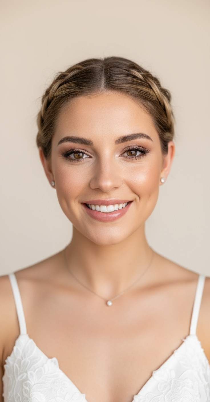 Front Braid Hairstyle Wedding Ideas | BrideLook AI