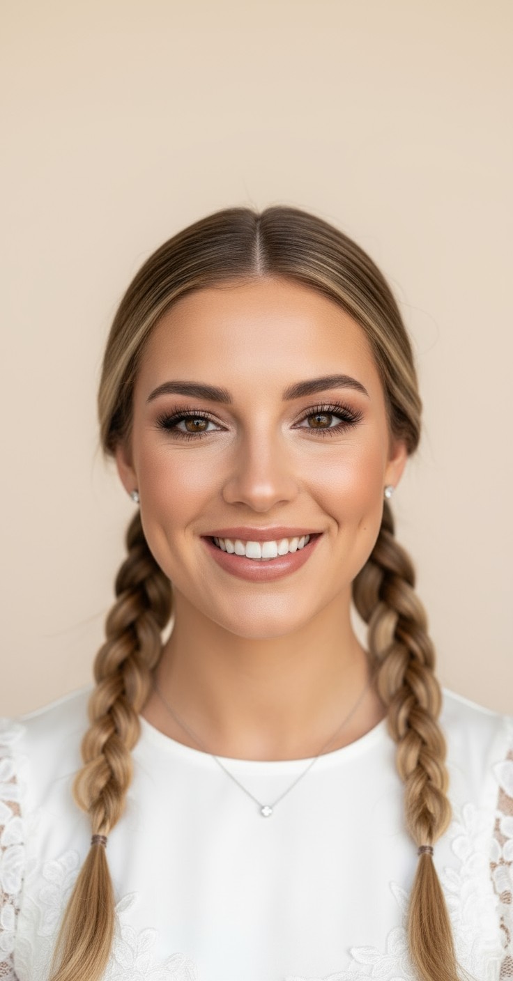 Pigtail Braids Wedding Hairstyles 2025 | BrideLook AI