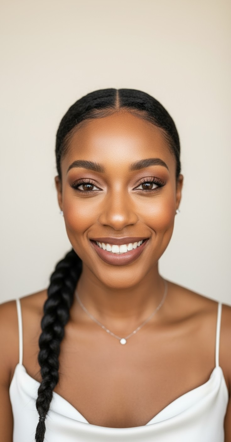 Perfect Single Braids Wedding Styles | BrideLook AI